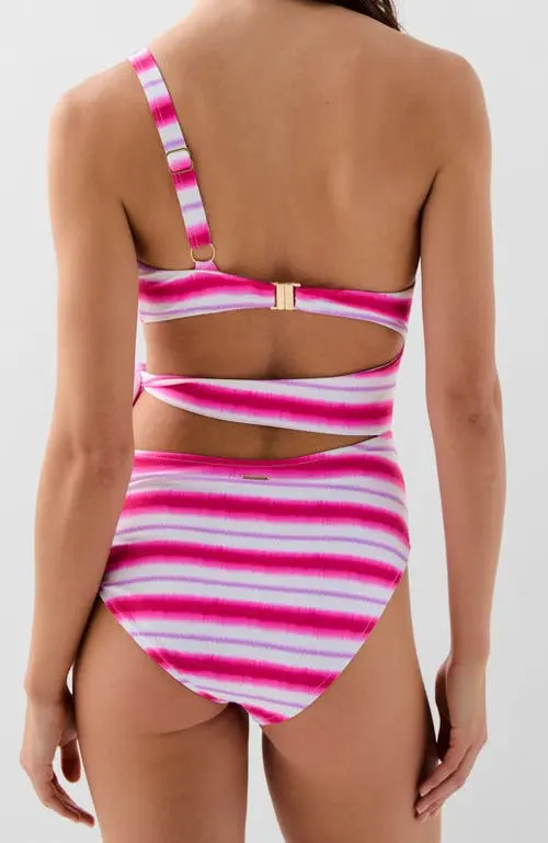 SCALPERS Striped Trikini Swimsuit
