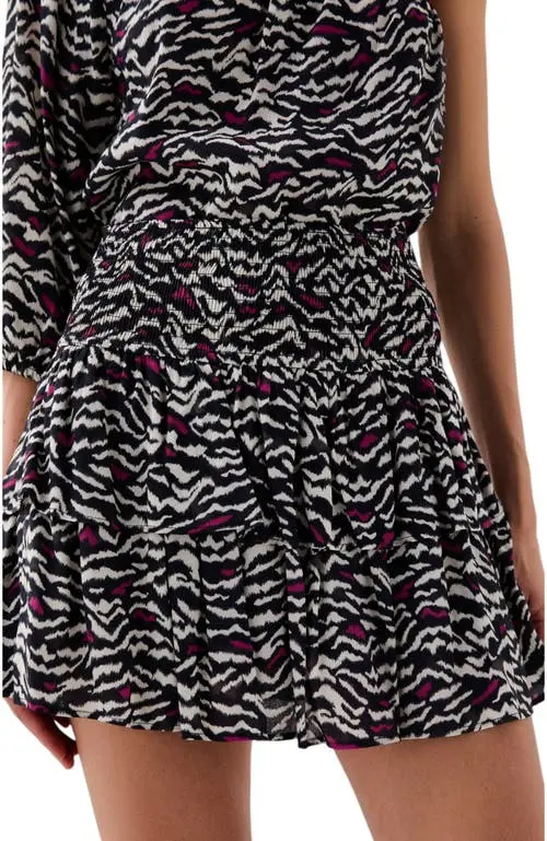 SCALPERS Ruffle Mini Skirt - Black
