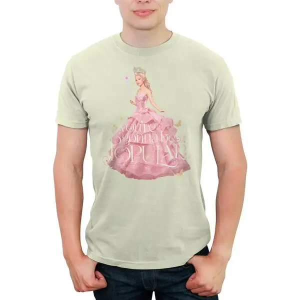 WICKED Glinda You're Gonna Be Popular Graphic T-shirt - Beige
