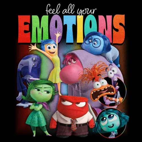 INSIDE OUT 2 Feel All Your Emotions Graphic T-shirt