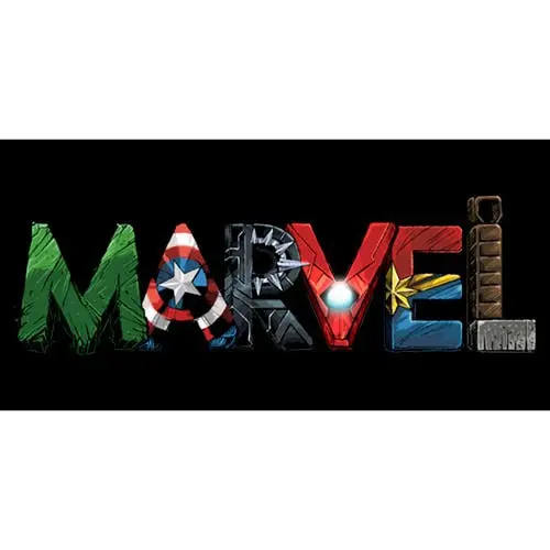 MARVEL Logo Hero Font Graphic T-shirt