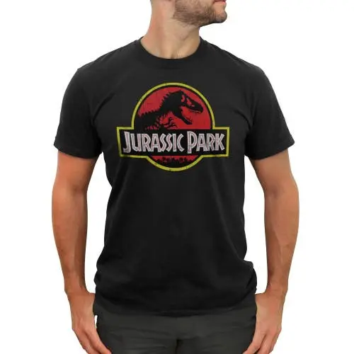 JURASSIC PARK T Rex Logo Short Sleeve Graphic T-shirt