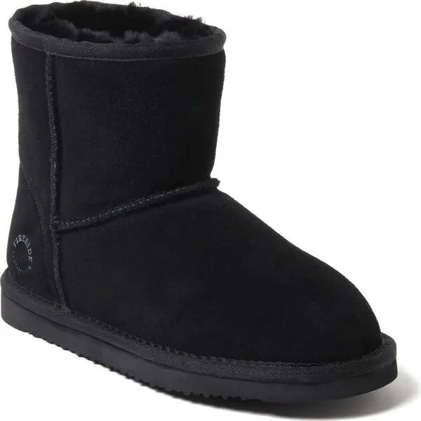 DEARFOAMS Fireside Rosebery Shearling Boots - Black
