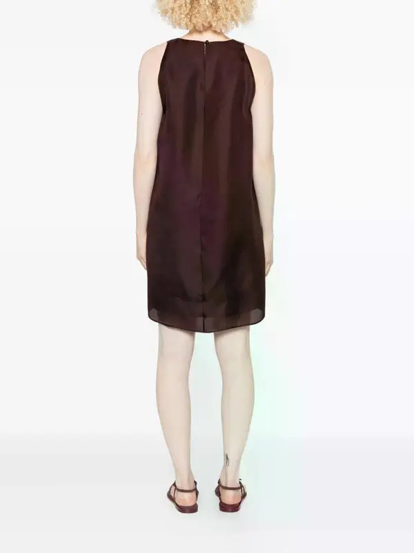 Khaite Sleeveless Silk Dress - Red