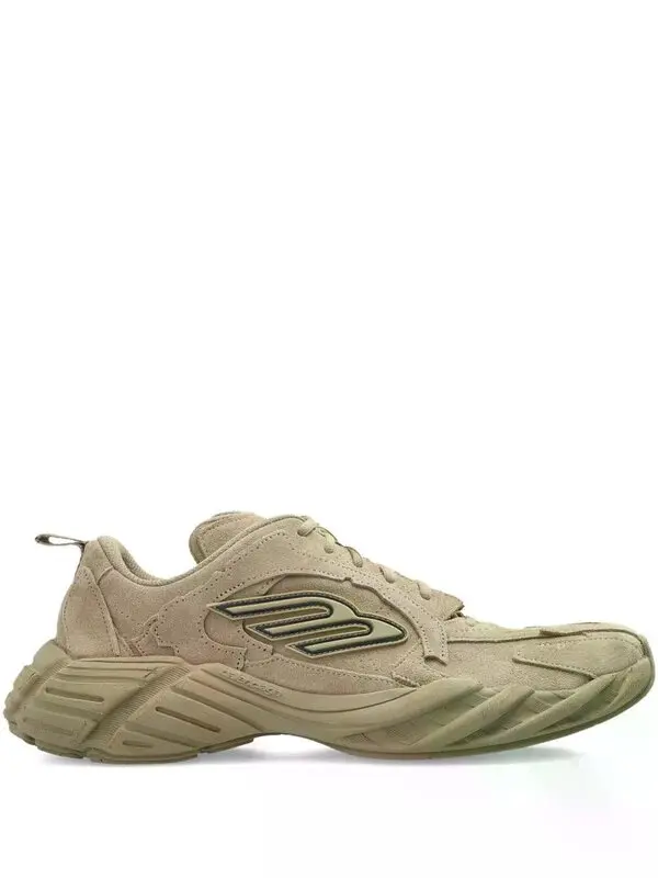 Balenciaga Monday Logo-appliqué Sneakers - Neutrals