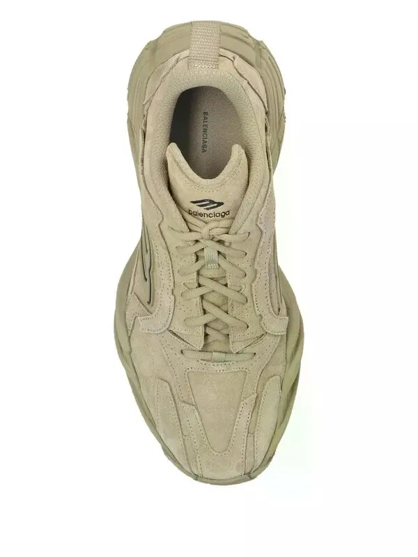 Balenciaga Monday Logo-appliqué Sneakers - Neutrals