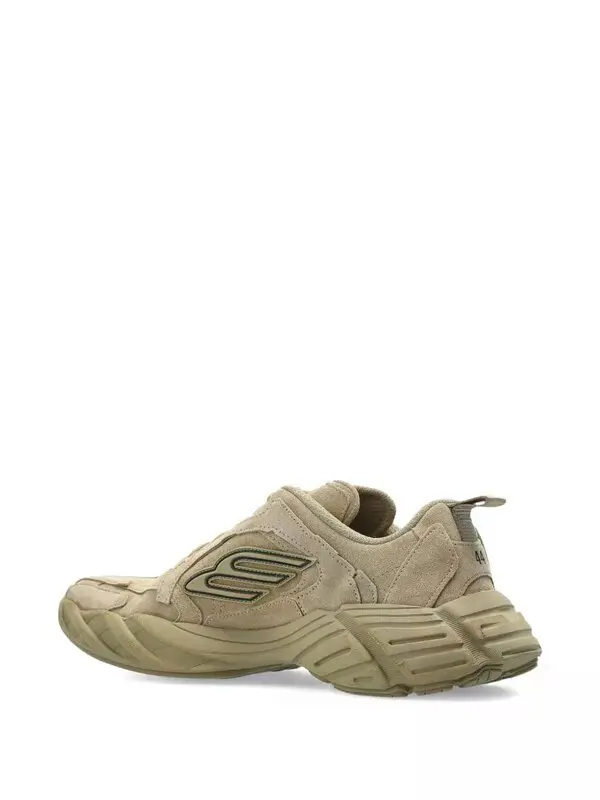Balenciaga Monday Logo-appliqué Sneakers - Neutrals