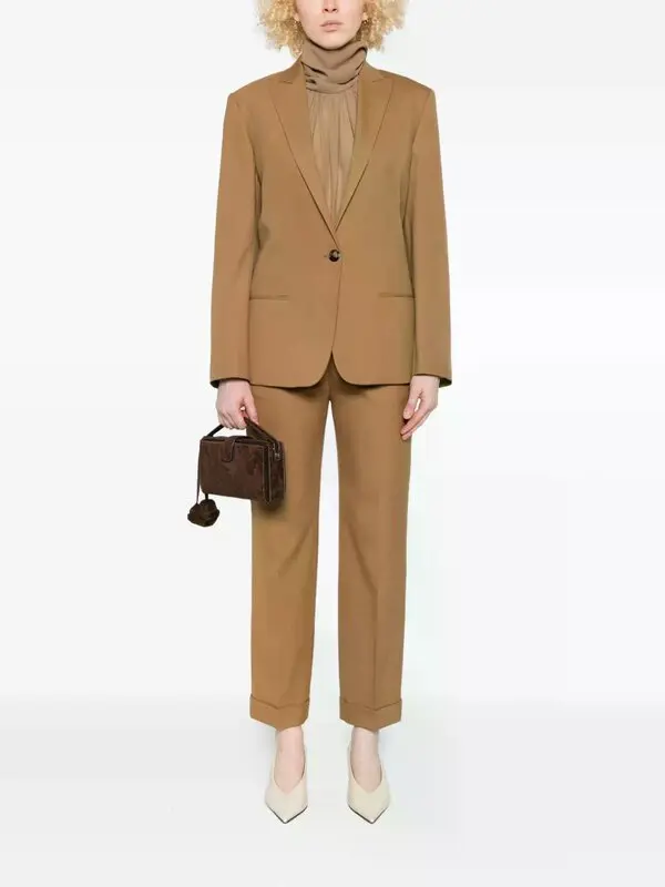 Alberta Ferretti Single-breasted Blazer - Neutrals