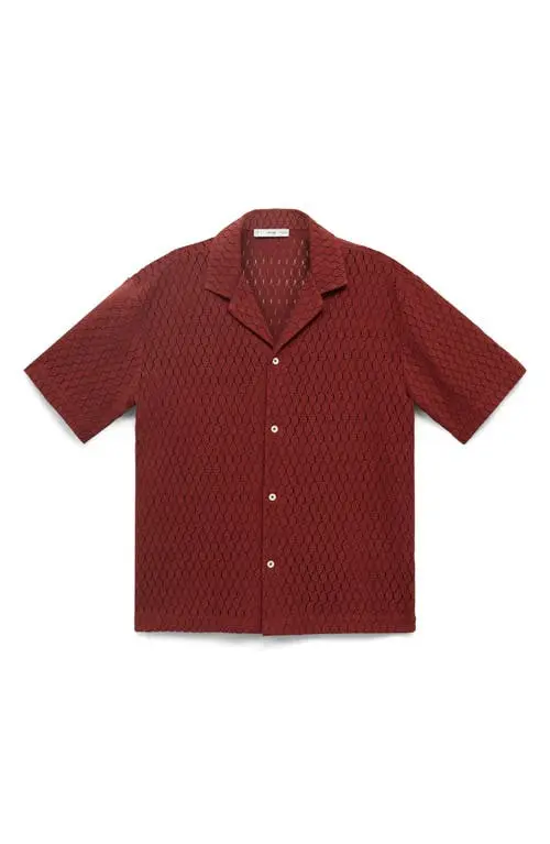 Mango Open Stitch Knit Shirt