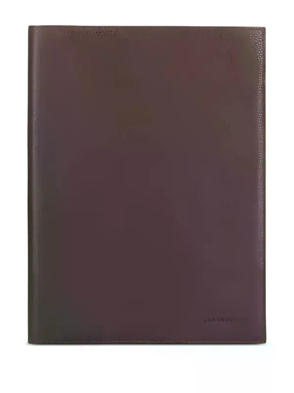 Longchamp Le Foulonne Leather Note-pad Cover - Brown