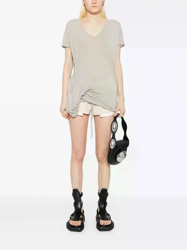 Rick Owens Asymmetric-edge T-shirt