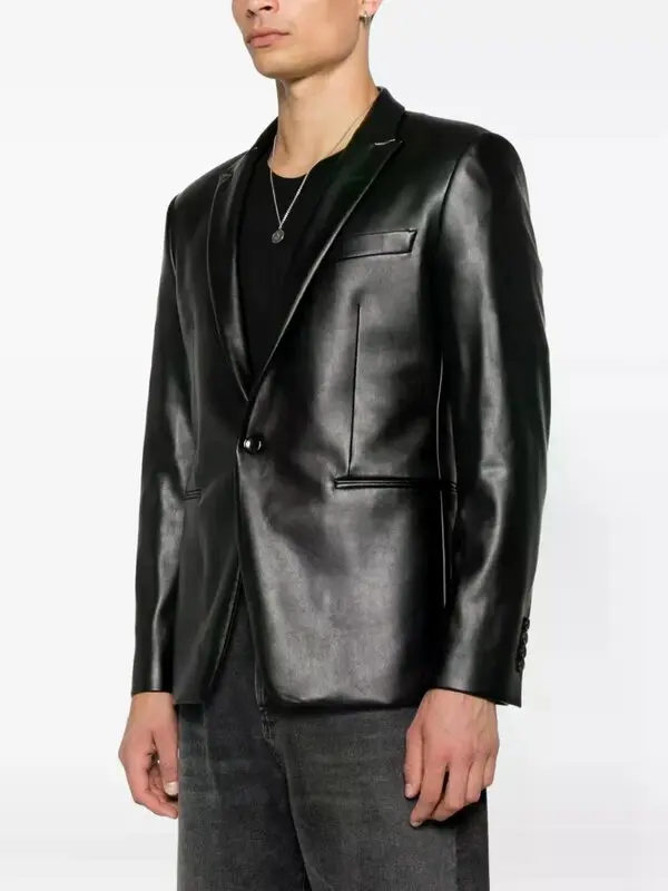 REVERES 1949 Single-breasted Leather Jacket