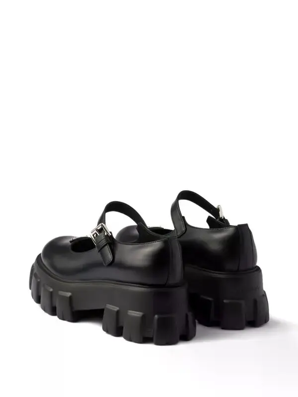 Prada Logo-detail Leather Pumps