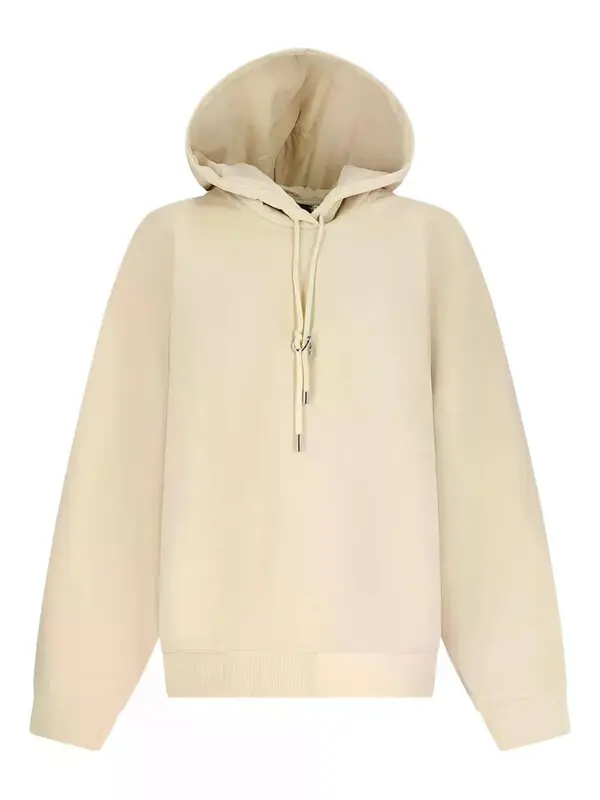 Sportmax Drawstring-detail Hoodie - Neutrals