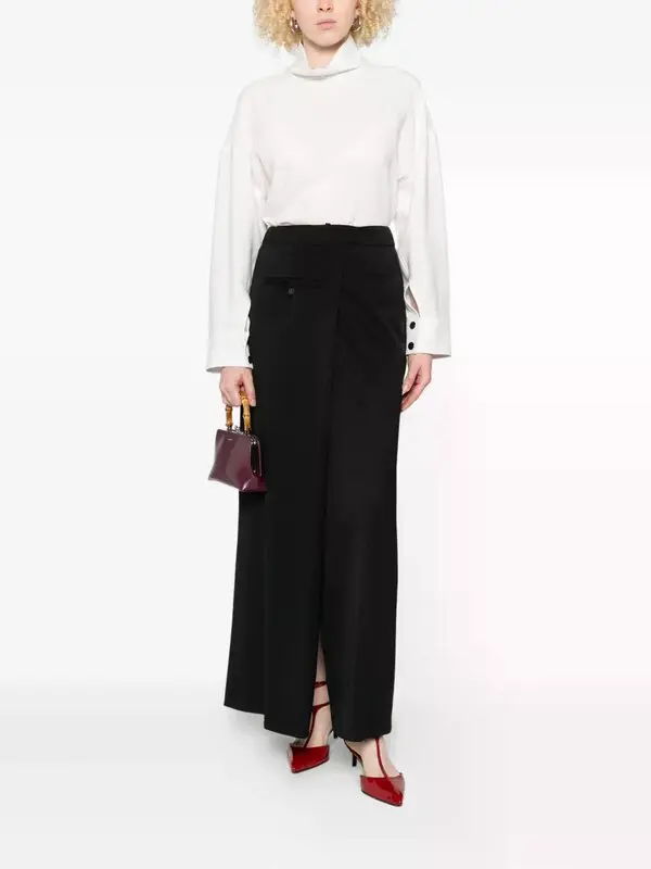 Erika Cavallini Wrap-design Midi Skirt