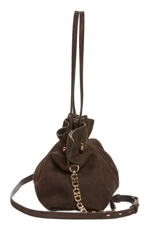 FERRAGAMO Medium Gancio Piercing Shoulder Bag