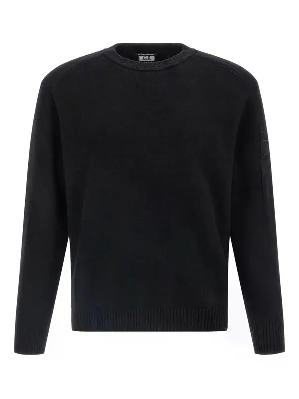 C.P. COMPANY Logo-patch Crewneck Sweater