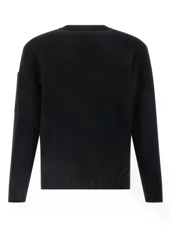 C.P. COMPANY Logo-patch Crewneck Sweater
