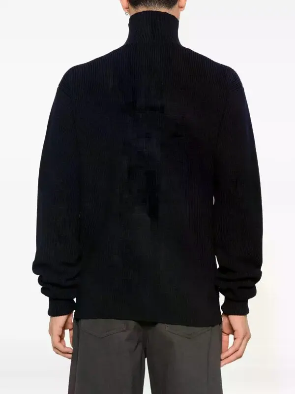 JIL SANDER Ribbed High-neck Sweater