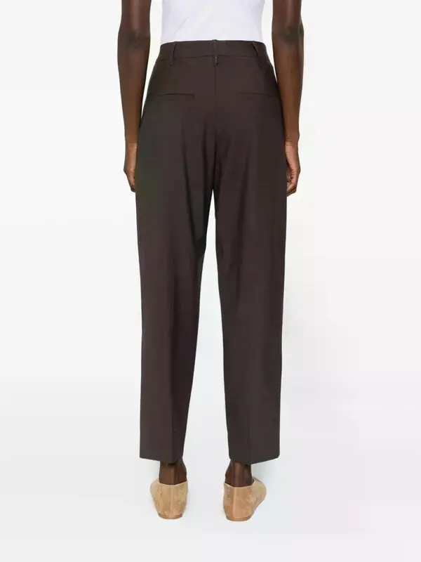 Brunello Cucinelli Pleated Wool Straight Trousers
