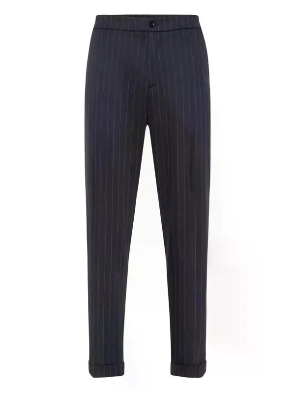 BILLIONAIRE Pinstripe Trousers - Blue