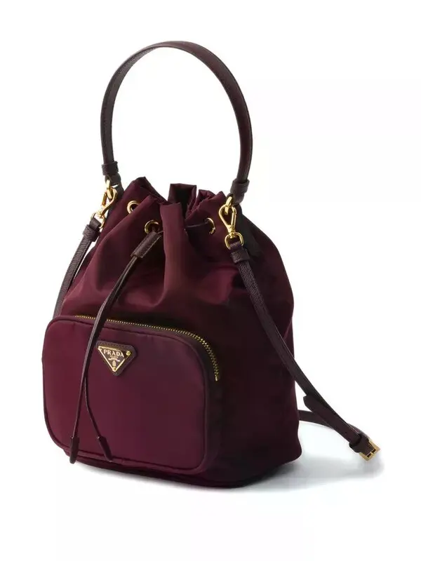 Prada Duet Bucket Bag - Red