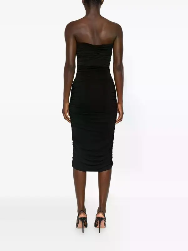 Amen Embellished Cut-out Dress - Black