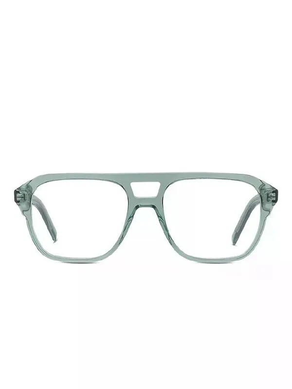 Givenchy Square Frame Glasses - Green