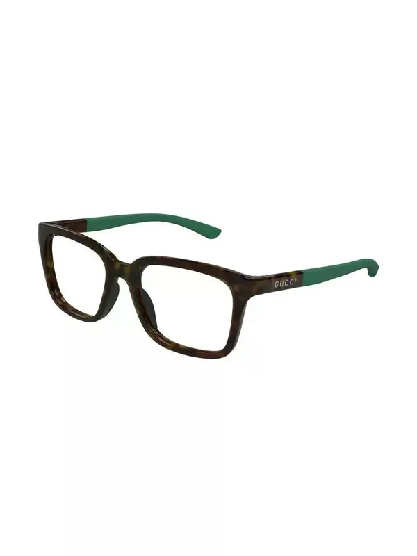 Gucci Gg1738o Square-frame Glasses - Brown