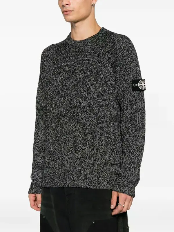 Stone Island Speckled Knit Sweater