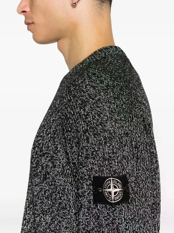 Stone Island Speckled Knit Sweater