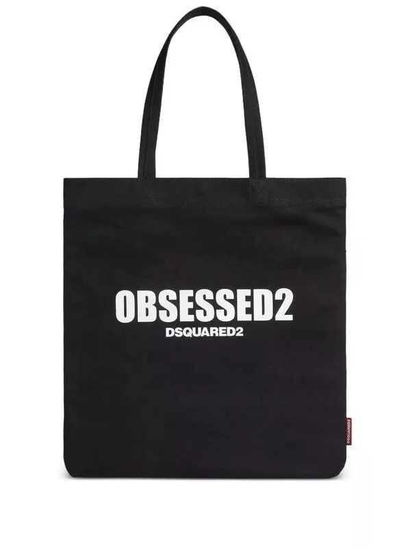 Dsquared2 Canvas Tote Bag - Black