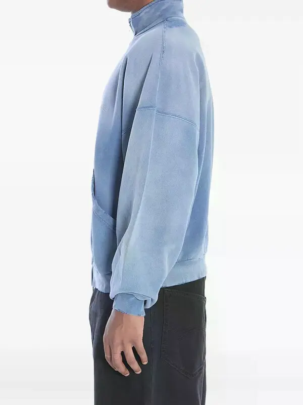 Balenciaga Logo-embroidered Zip-up Jacket