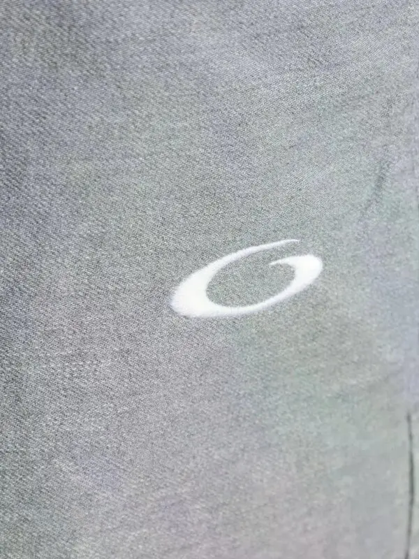 Balenciaga Trompe L'oeil Logo-embroidered Trousers