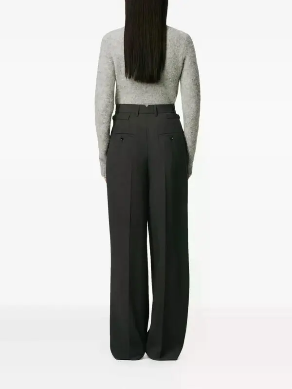 AMI Paris Wool High-waist Trousers