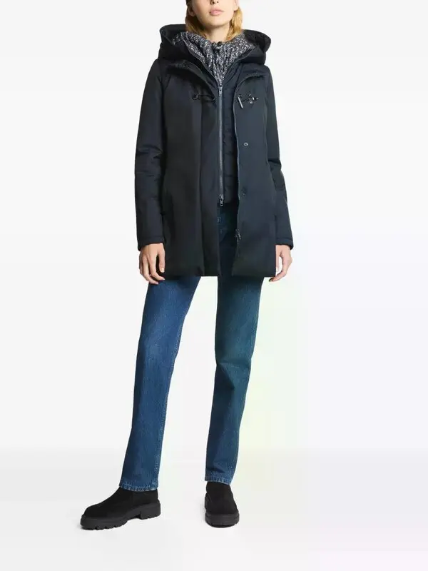 FAY Hooded Parka - Blue