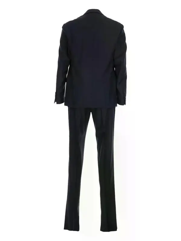 LARDINI Wool-silk Blend Single-breasted Suit