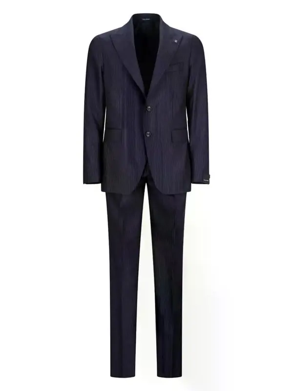 Tagliatore Pinstripe-pattern Suit - Blue