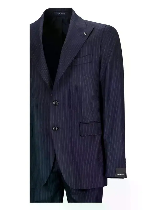 Tagliatore Pinstripe-pattern Suit - Blue