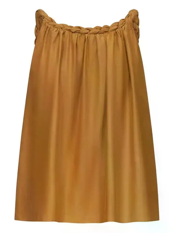 Loulou De Saison Garino Braided-neck Top - Yellow
