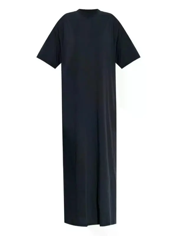 Balenciaga Short-sleeve Maxi Dress - Black