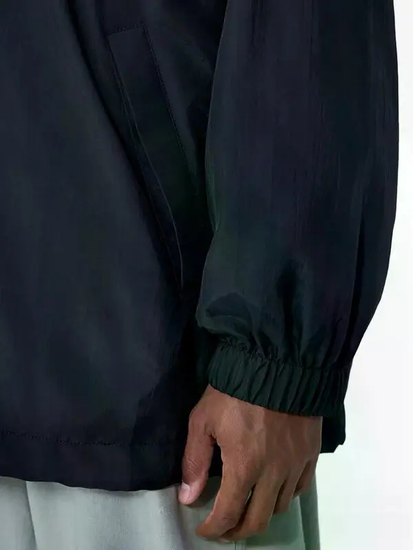 Balenciaga Hooded Logo-embroidered Jacket