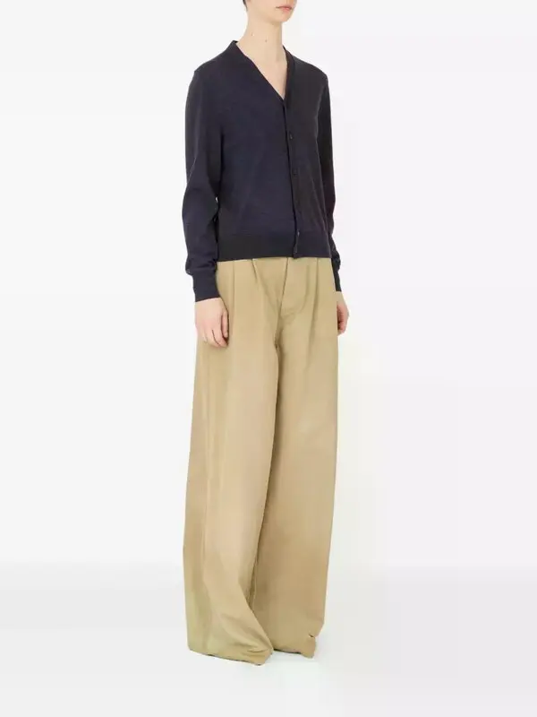 MAISON MARGIELA Wool Cardigan - Blue