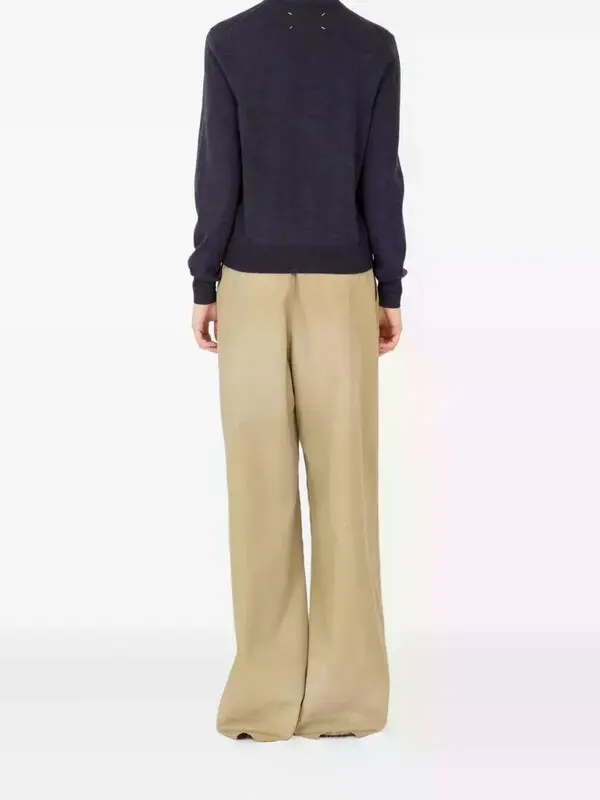 MAISON MARGIELA Wool Cardigan - Blue