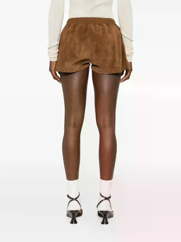 Rick Owens Drawstring Suede Shorts