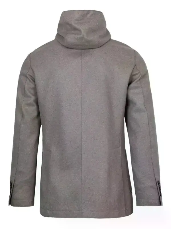Eleventy Hooded Three-button Blazer
