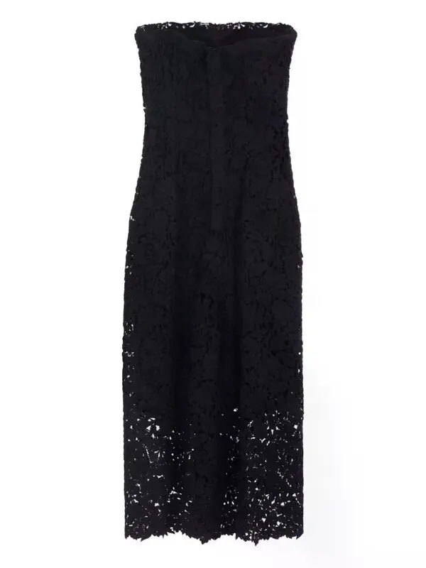 Ermanno Scervino Floral Lace Midi Dress