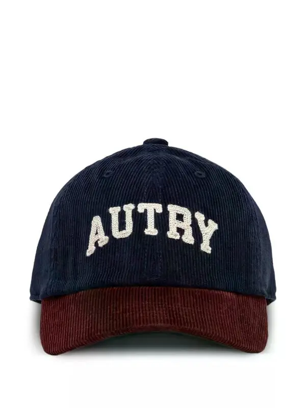 AUTRY Corduroy Baseball Cap - Blue