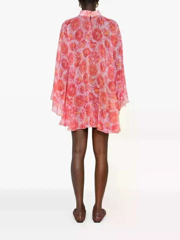 STYLAND Floral-print Mini Dress - Pink