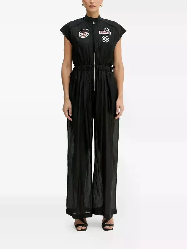 Pinko Embellished Zip-front Jumpsuit